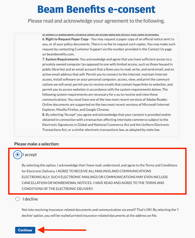 API: Creating BEAM Payer Portal Credentials