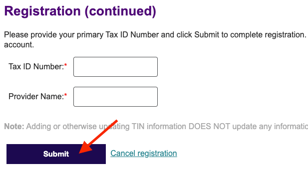 API: Finalizing GEHA Payer Portal Credentials